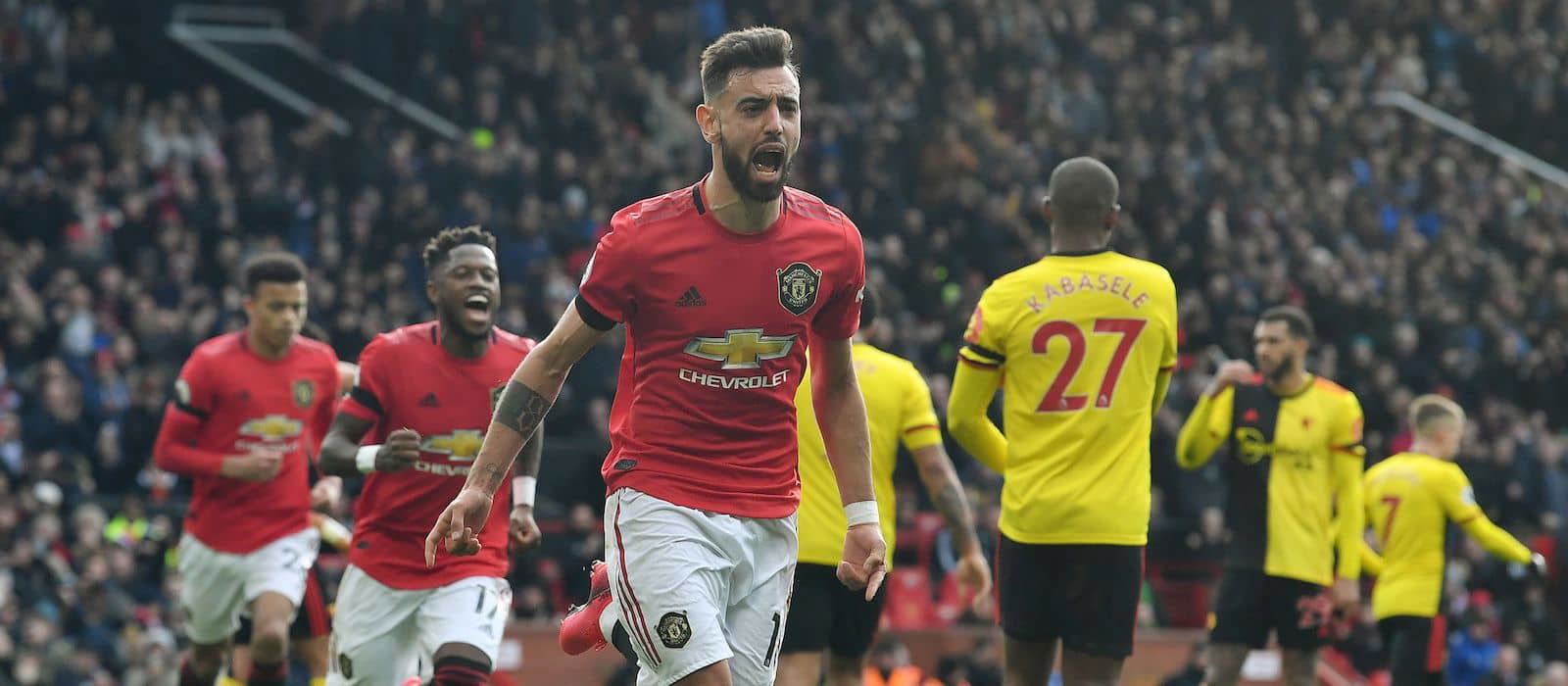 Player Ratings Manchester United 3 0 Watford Bruno Fernandes Shines