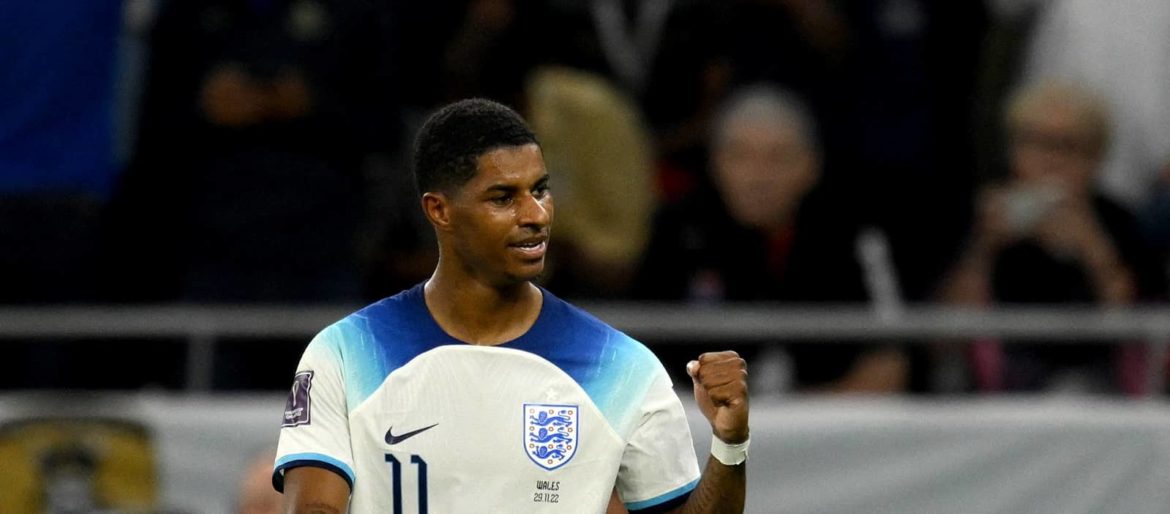Two-goal hero Marcus Rashford shines in unfamiliar role and becomes ...