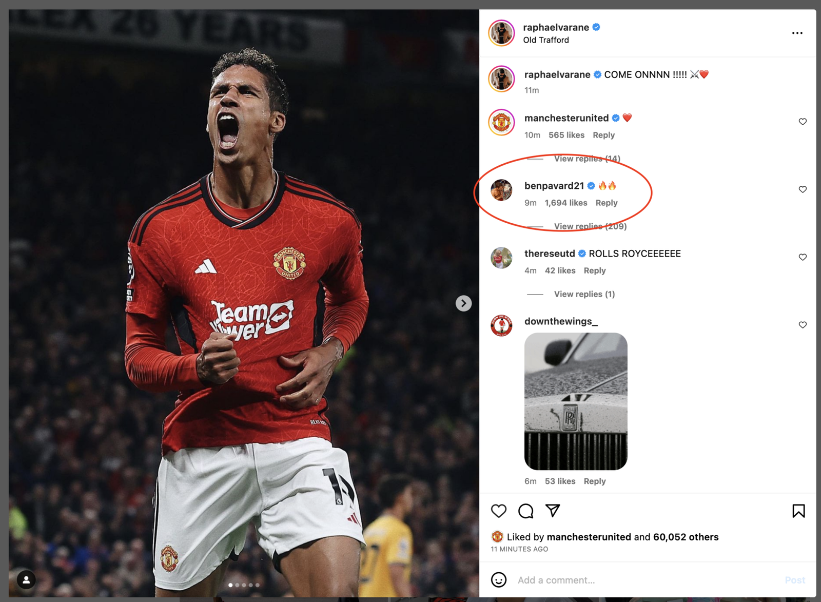 Manchester United transfer target Benjamin Pavard comments on Raphael ...